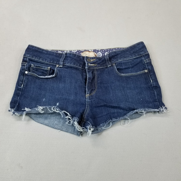 PAIGE | Shorts | Paige Premium Denim Jean Shorts Size 32 Blue Cutoff ...